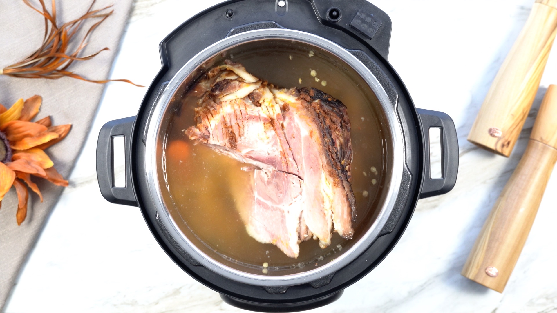 Instant Pot Ham & 15 Bean Soup with Rice – EatFoodlicious