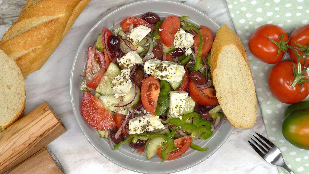 Horiatiki Greek Salad - EatFoodlicious