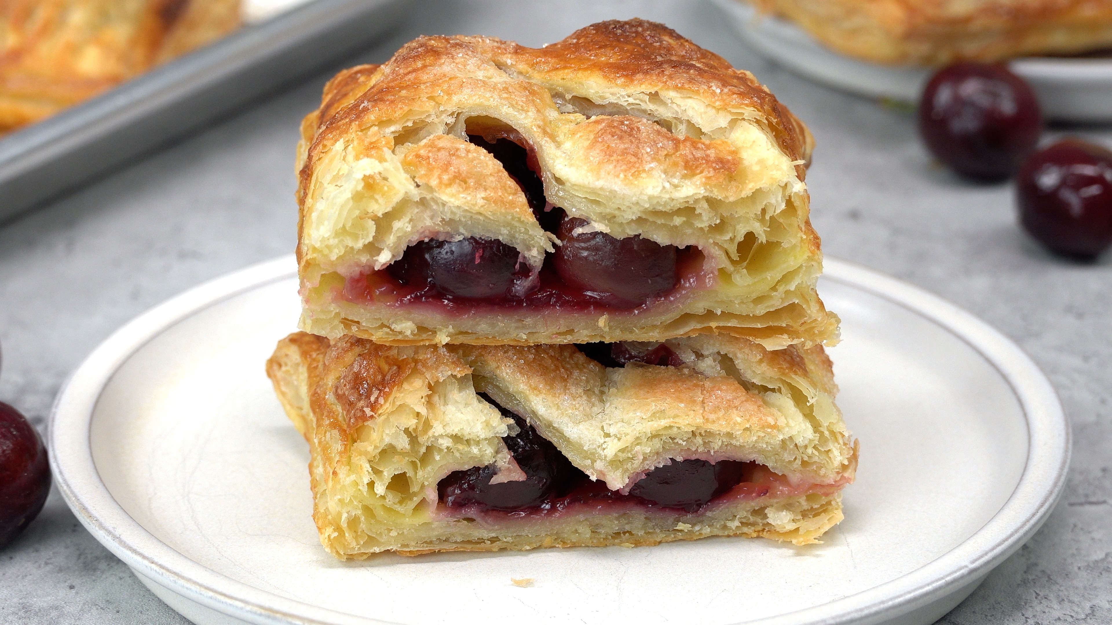 Cherry Puff Pastry Recipe