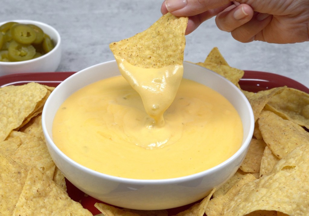 Homemade Cheddar Cheese Nacho Dip - EatFoodlicious